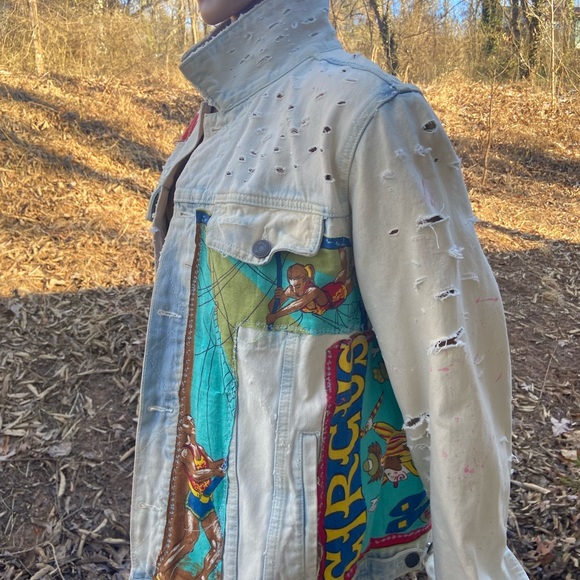 cold veil clothing | Jackets & Coats | Custom Acid Wash Jacket Made ...